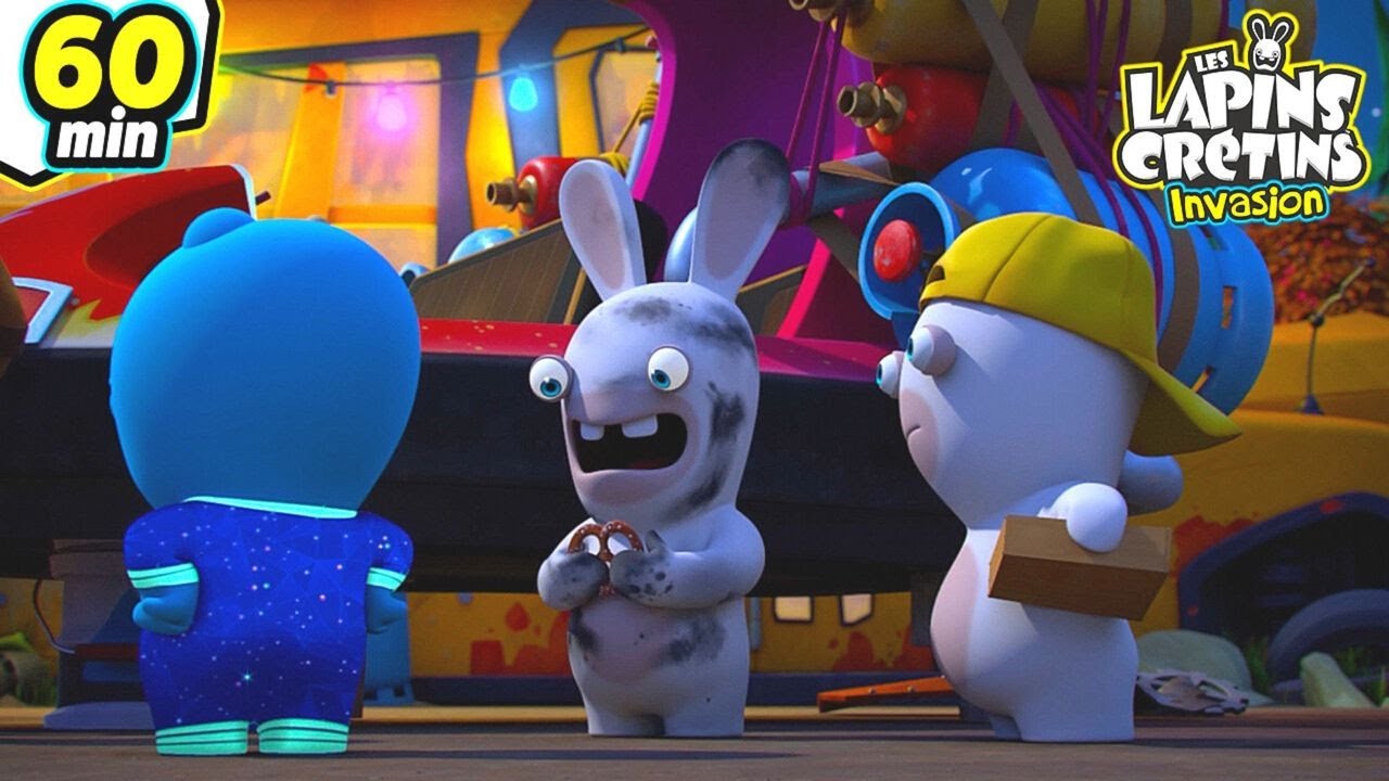 Les Lapins et l'Alien - Compilation 1H | Les Lapins Crétins Invasion🐰 ...
