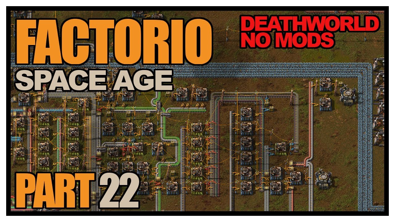 Factorio Space Age - Episode 22 - Launching the first space platform ...