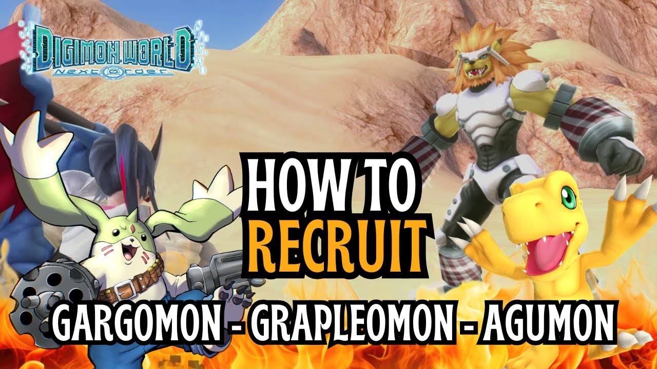 DIGIMON WORLD NEXT ORDER HOW TO RECRUIT GRAPLEOMON - YouTube