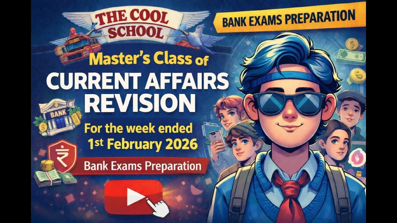 Master's Class of Current Affairs Weekly Revision | Bank Exams 2026 ...