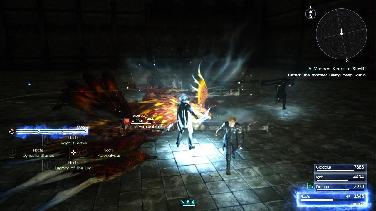 FINAL FANTASY XV Noctis Ultimate Attack - YouTube