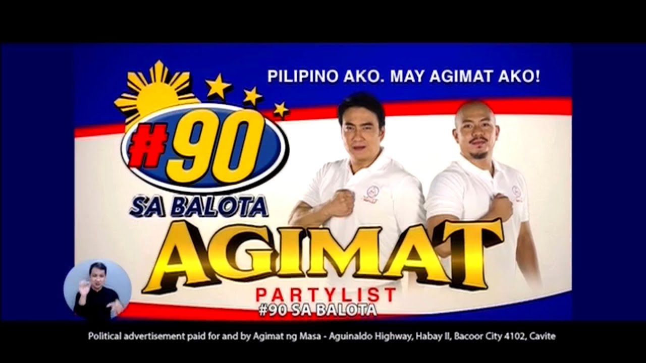 AGIMAT Partylist Paid TV Ad April 2022 30s (TV5 Version) - YouTube