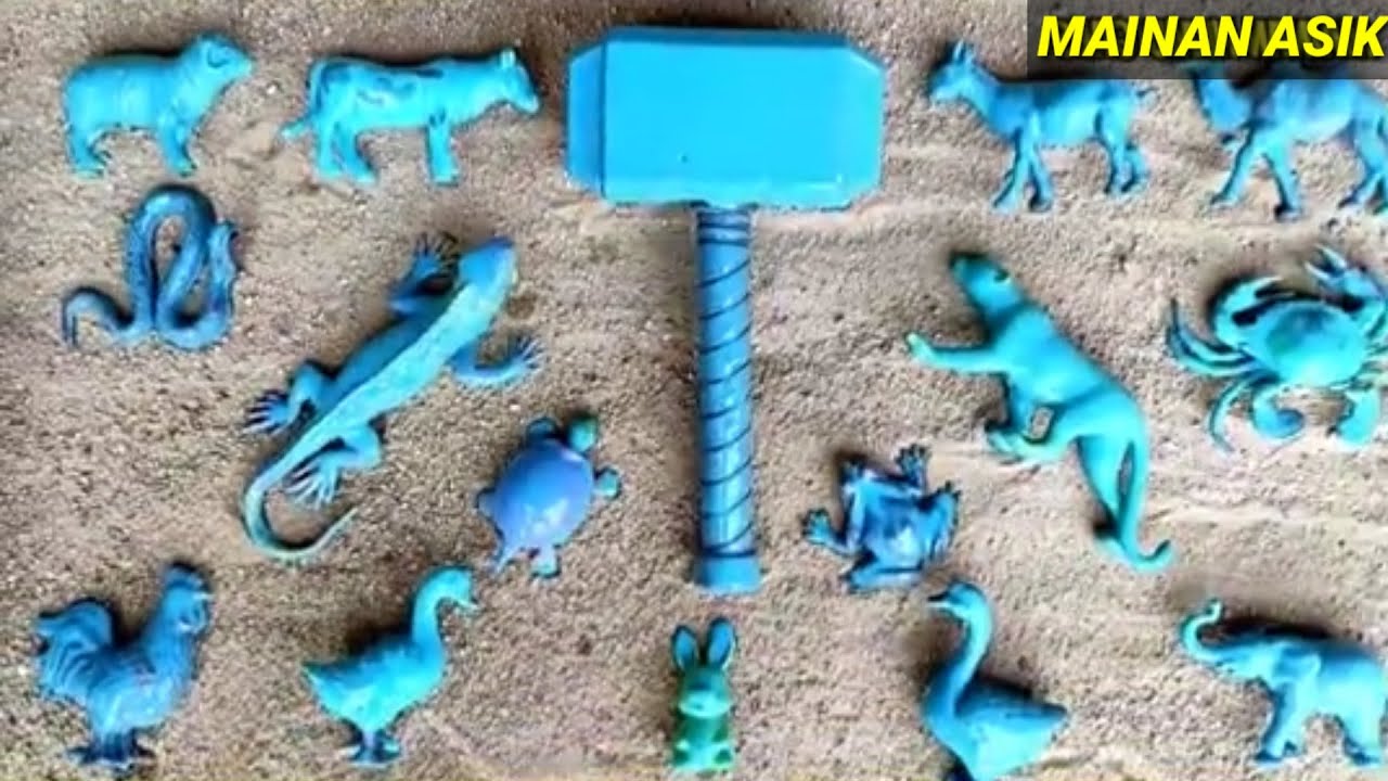 MEMBERSIHKAN MAINAN HEWAN BERLUMPUR SAPI, GAJAH, AYAM, DINOSAURUS ...