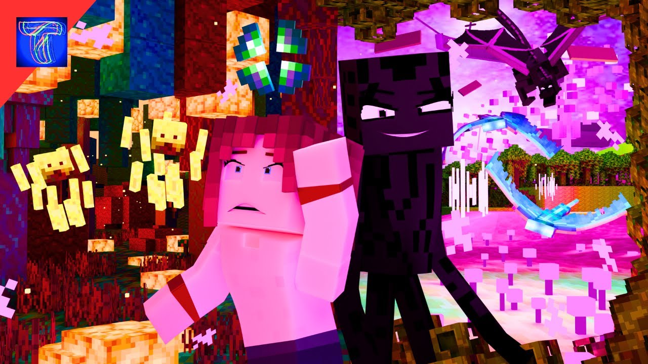 Enderman Dance Party And Even Zombies Go To Heaven Minecraft Animation