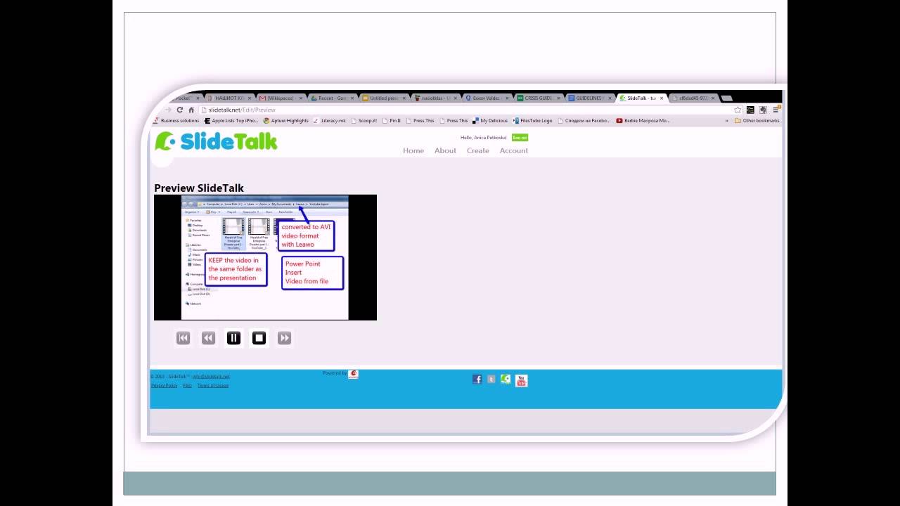 GUIDE TO MAKING A SLIDE TALK VIDEO - YouTube