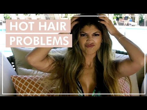 LUNATA BEAUTY | Summer Hair by The Pool | Hot Hair Problems