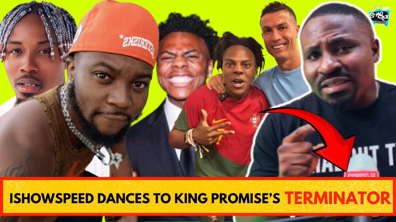 ISHOWSPEED Friend To Cristiano Ronaldo Dances to King Promise’s ...