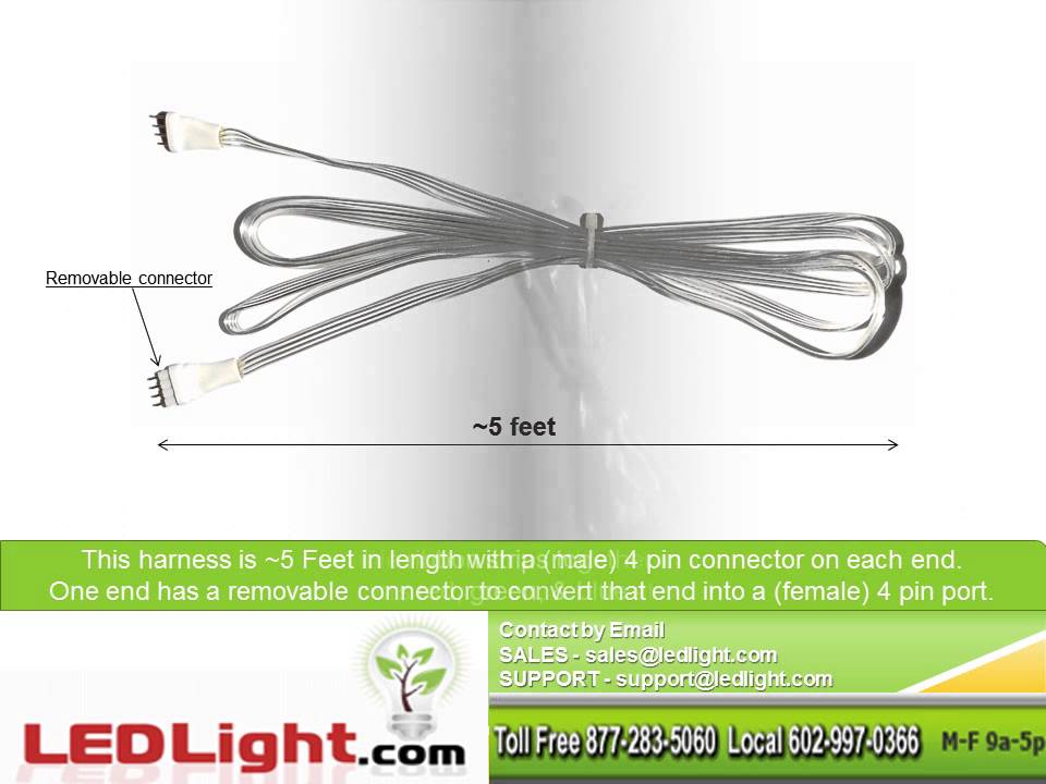 Flexible Ribbon 3 color Interconnect Cable/Harness 73573 - YouTube