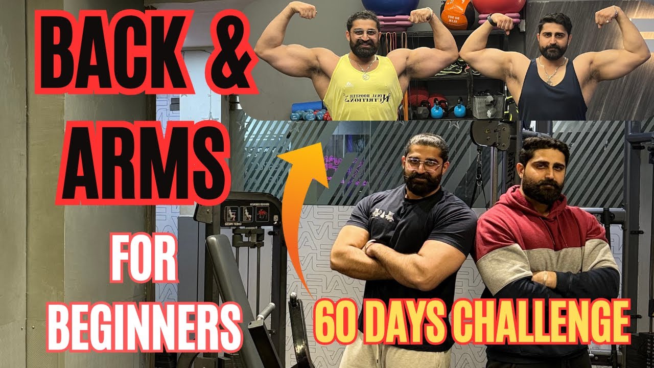 BEGINNER Level Back and Arms Workout 💪 - YouTube