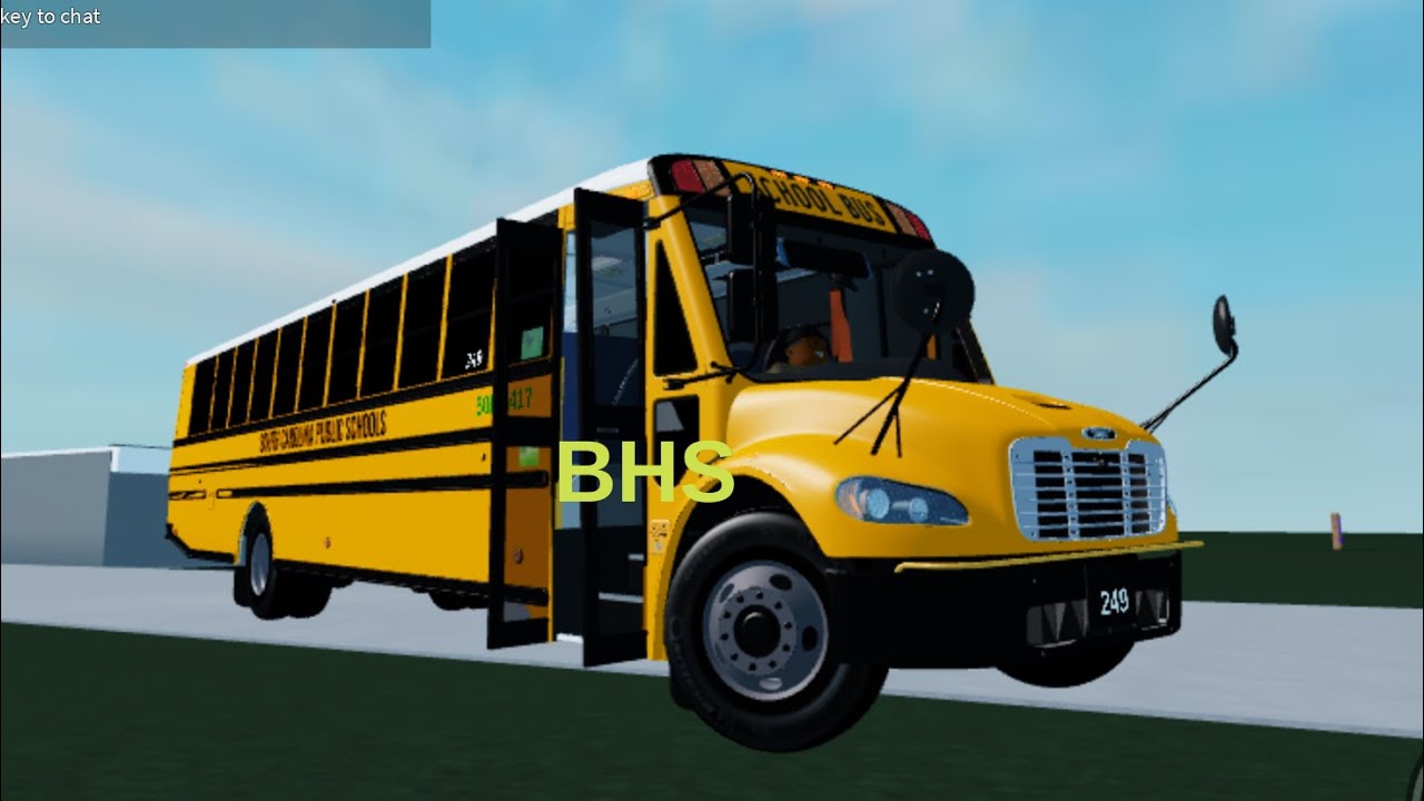 2022 Thomas C2 Propane leaving bus stop ft. @NotPresentRBLX ! - YouTube