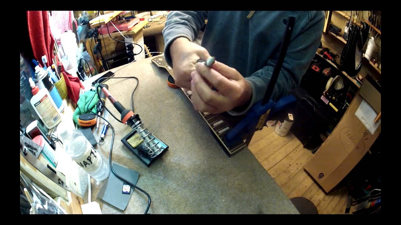 Kay K30 refret and set up - YouTube