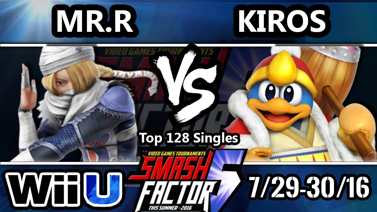 SF5 Smash 4 - Mr. R (Sheik) Vs. DI | Kiros (DeDeDe) SSB4 Top 128 - Smash Wii U - YouTube
