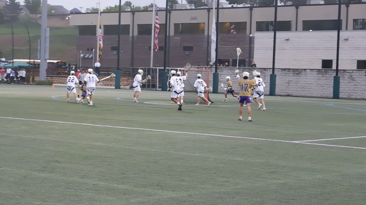 Linn goal Smithsburg/Patterson Mill boys lacrosse 1A state final 05/22 ...