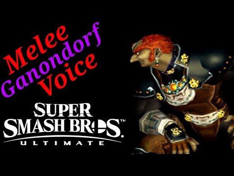 MELEE GANON VOICE + SFX | SUPER SMASH BROS ULTIMATE MOD - YouTube