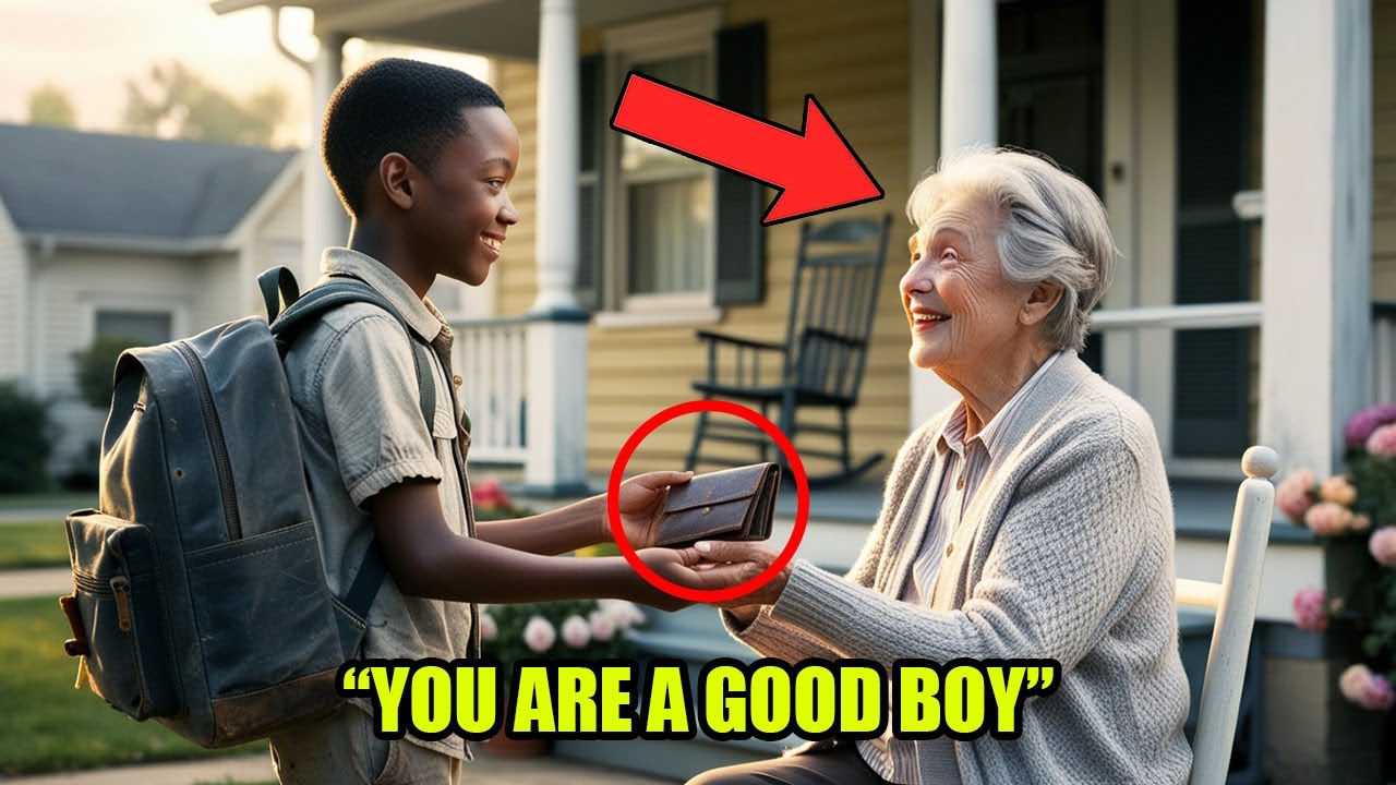 Young Black Boy Returns Lost Wallet to Elderly Woman—Her Gratitude ...