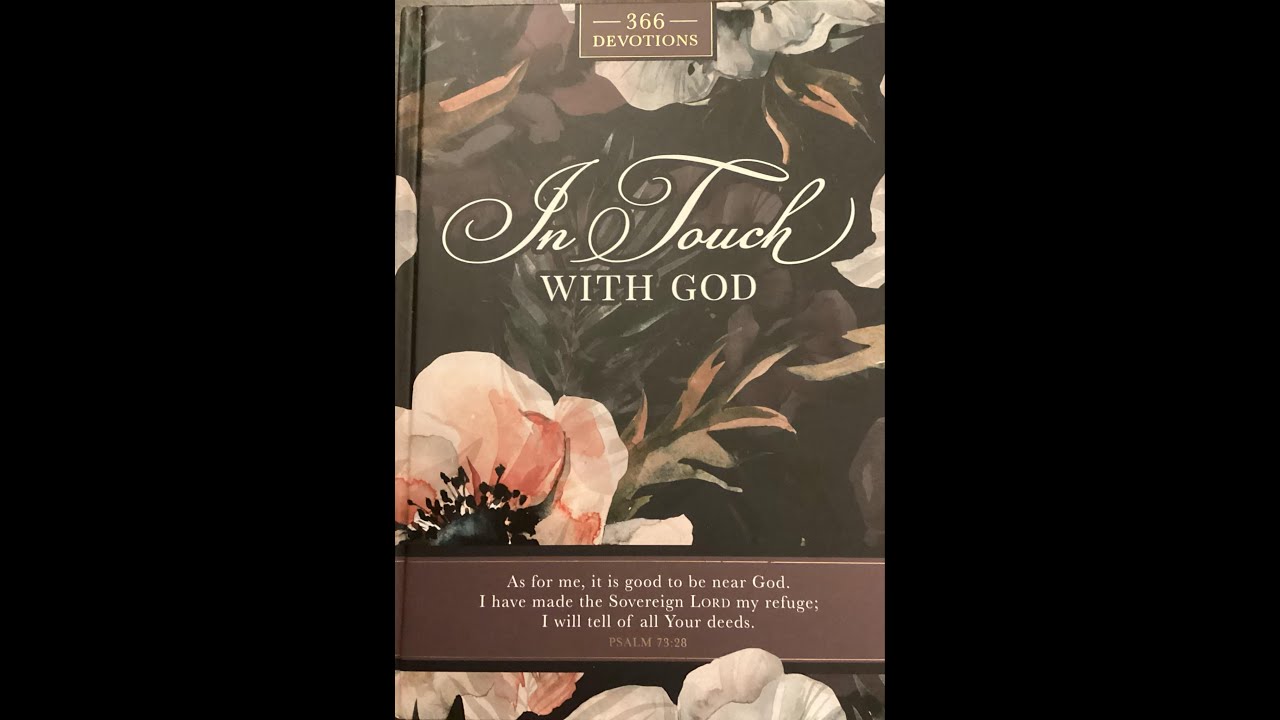 D.W. PASTOR BARRY - IN TOUCH WITH GOD DEVOTIONAL - JANUARY 12 - BE HOLY ...