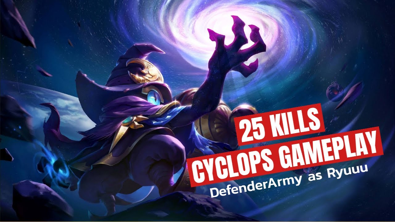 25 Kills Cyclops Best Build | Can become Top 1 Global Cyclops | Mobile ...