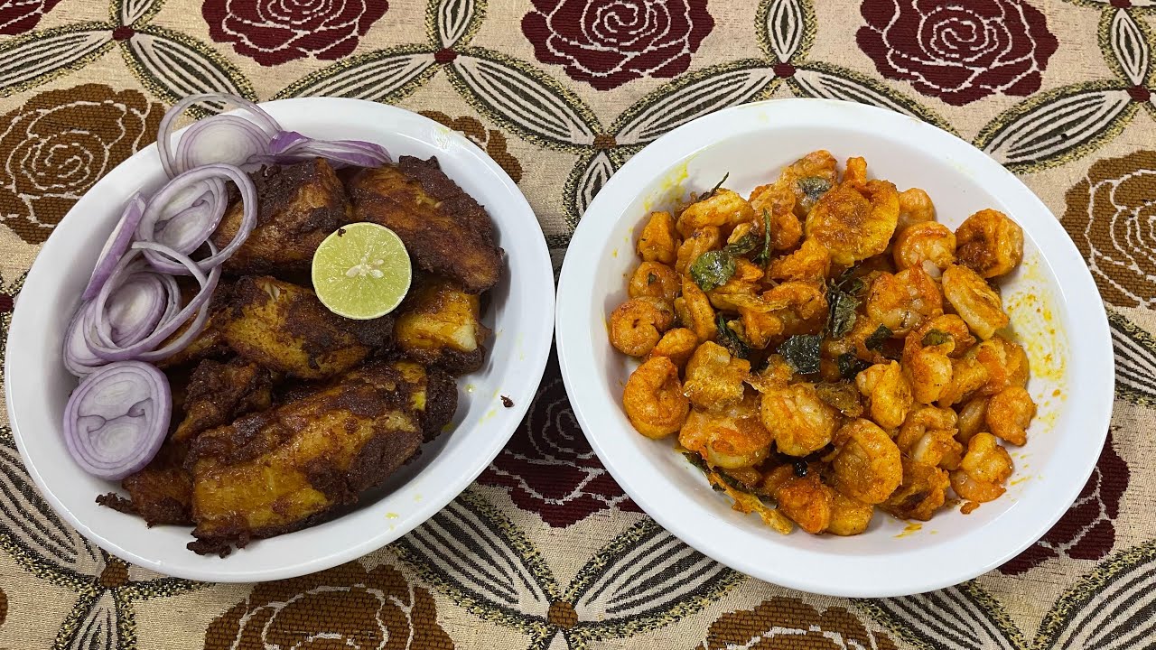 "HYDERABADI BONELESS FISH AND PRAWNS FRY" recipe - YouTube
