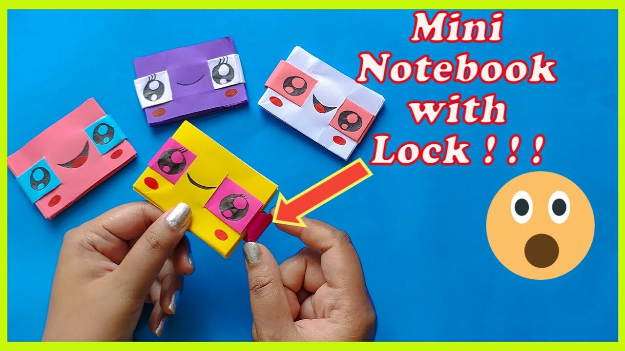 How To Make Mini Notebooks With Lock DIY MINI NOTEBOOKS ONE SHEET OF how-to-make-mini-notebooks-with-lock-diy-mini-notebooks-one-sheet-of