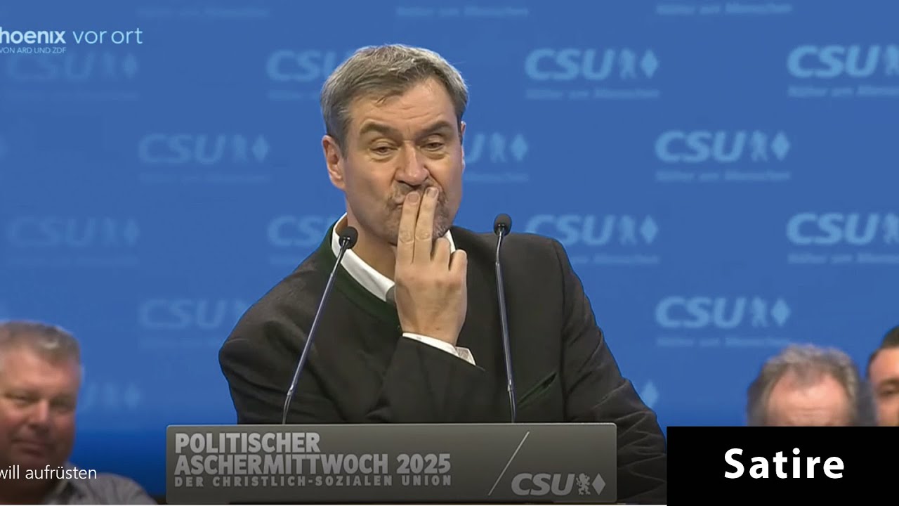 Söder will aufrüsten - Satire - YouTube