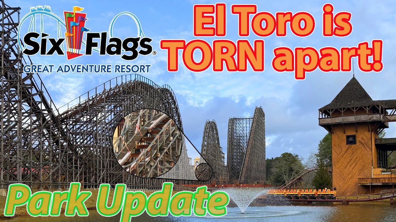 What's happening to El Toro? | Six Flags Great Adventure | Park Update ...