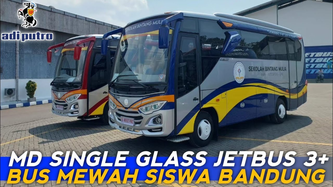 PESONA MEDIUM JETBUS 3+ ‼️ BUS SEKOLAH SUPER MEWAH MILIK TRI MULIA ...