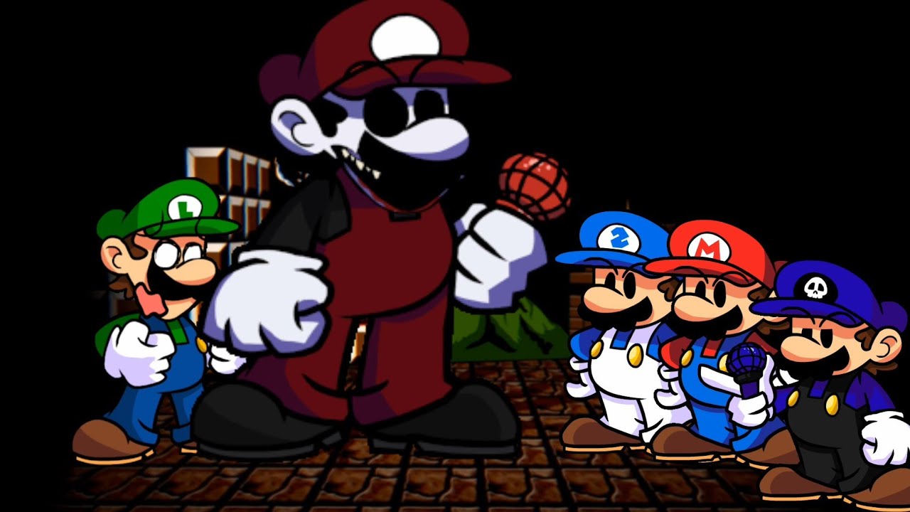 fnf powerdown but smg4 smg3 and mario vs MX - YouTube