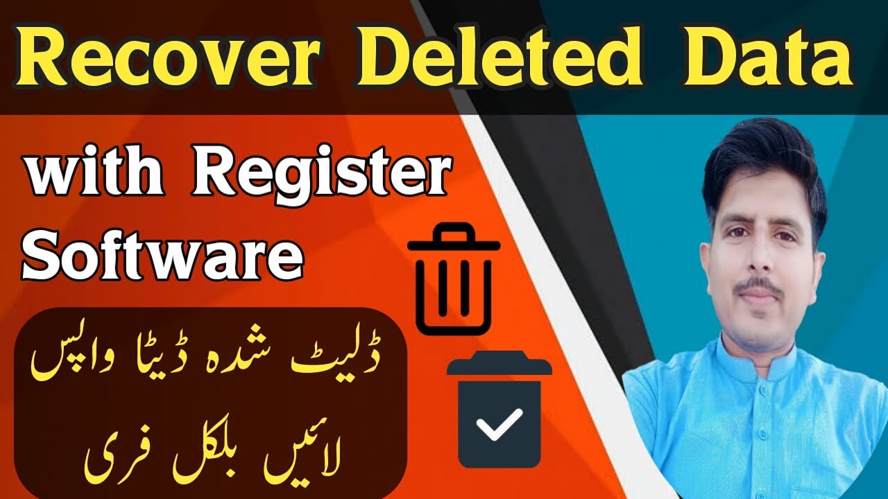 How to Recover Deleted Data From Usb and Drive With Register Data ...
