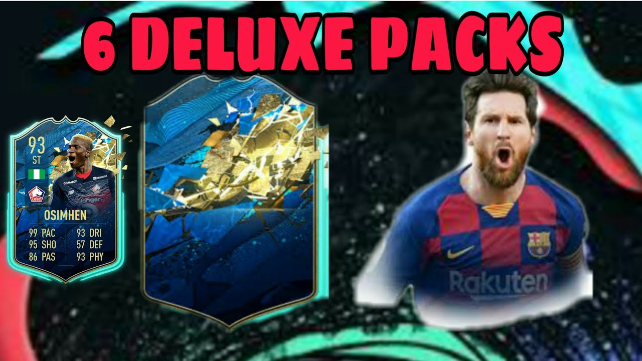 6 DELUXE GURANTEED PACKS!!!!!!!!! *ΕΤΥΧΑ 99 MESSI!?!?!* - YouTube