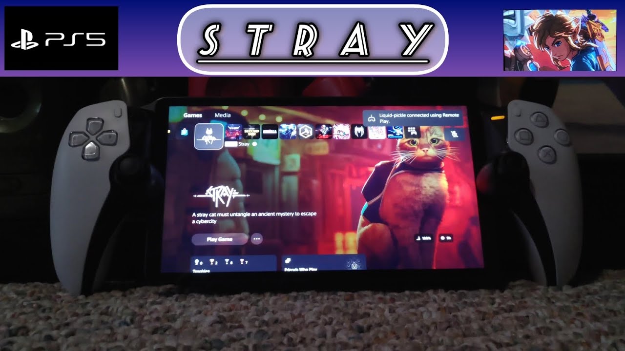 Stray Gameplay Playstation Portal - YouTube