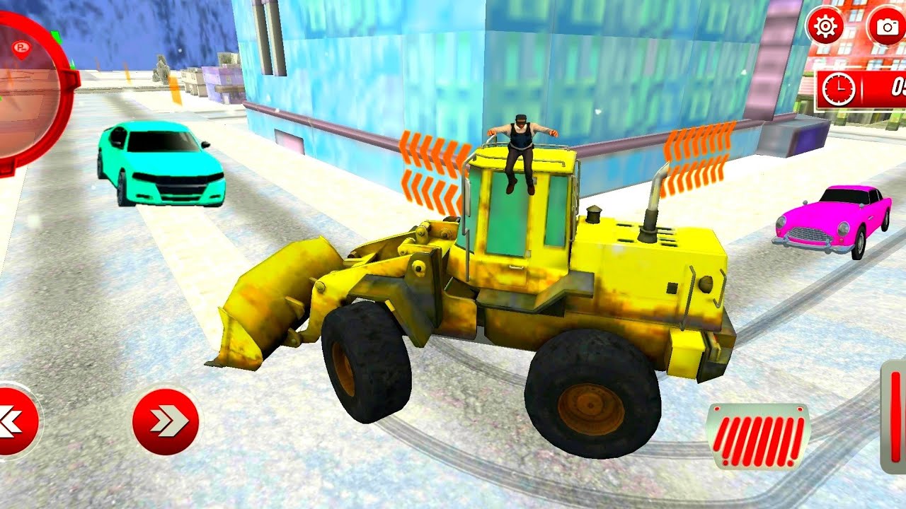 Loder Real Heavy Excavator Simulator: Snow Crane Games Gameplay- iOS ...