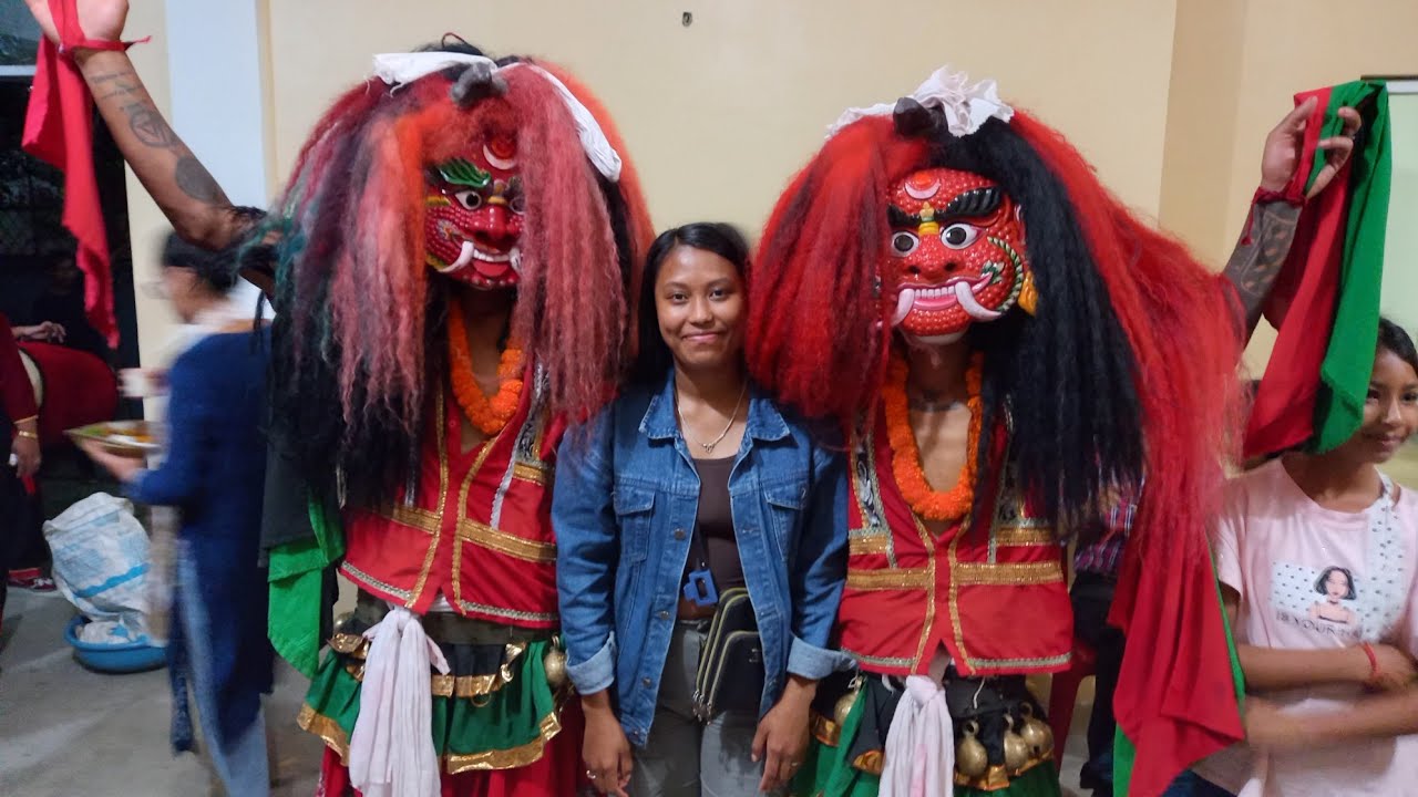 Chapagau lakhe dance in kunapdol last day lakhe dance||lakhe nach - YouTube