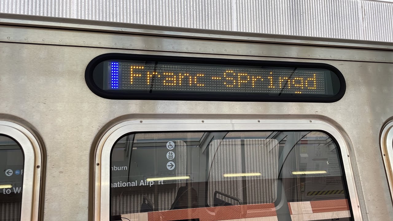 WMATA Subway: Kawasaki 7k Series 🔵Blue Line🔵 Train from Largo to ...