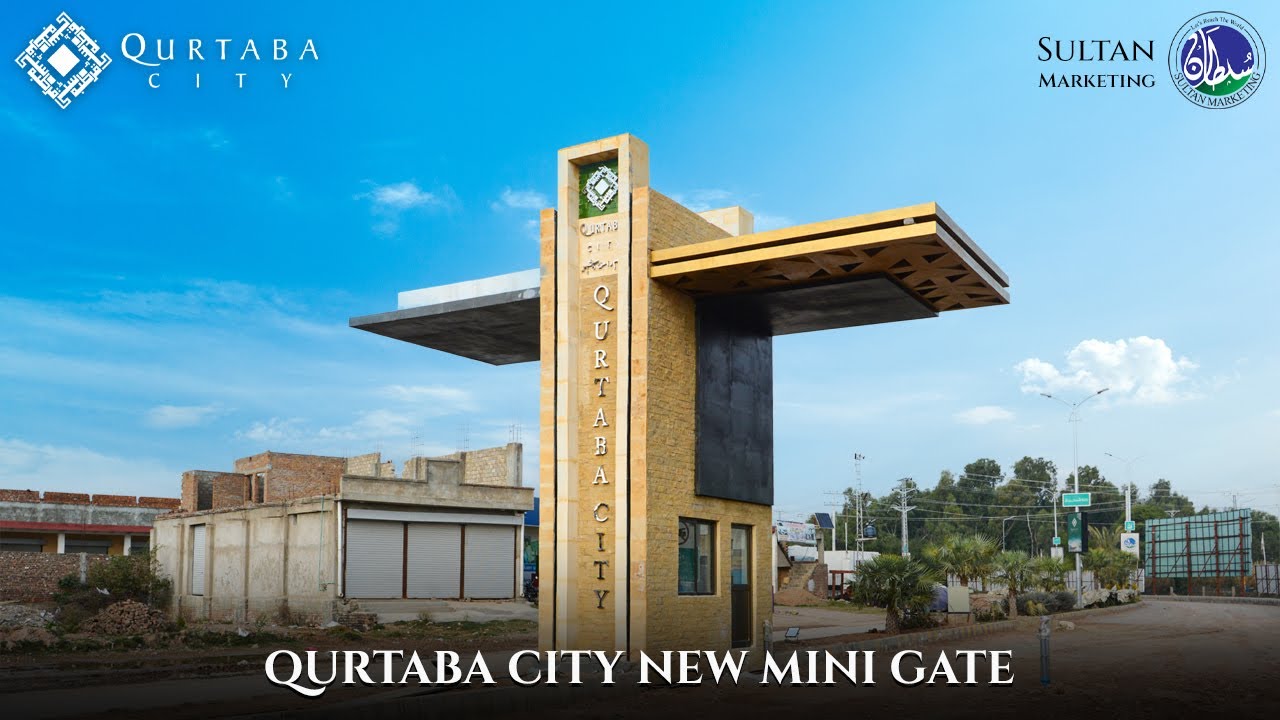 Qurtaba City Mini Gate Constructed | Best Housing Project | Sultan ...