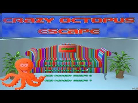 Crazy Octopus Escape Walkthrough - New Room Escape Games - YouTube