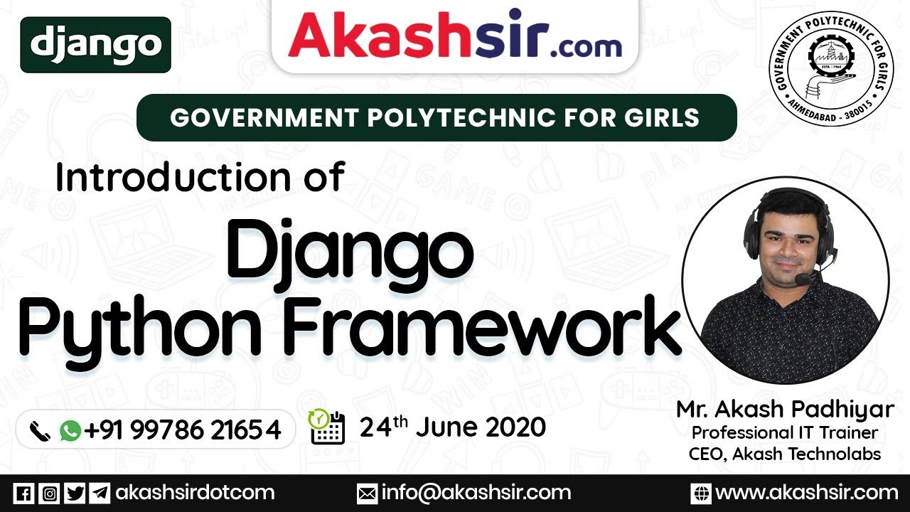 Django Webinar Gpg 24 06 2020 200 Pm Youtube