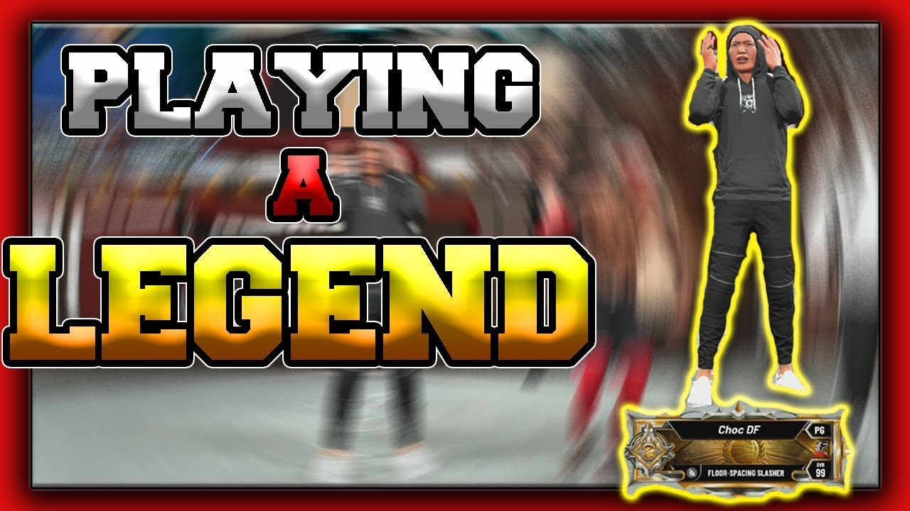 The FIRST LEGEND in NBA 2K20 CHOC DF came through my live stream and ...
