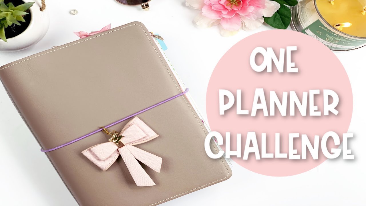One Planner Challenge | Using Only One Planner For An Entire Month | E ...
