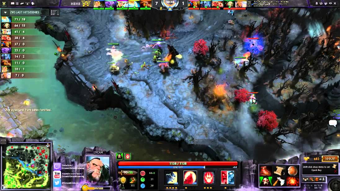 Dota 2: JDL4 Playoffs - Gplay vs. Hehe (Game 2) - YouTube
