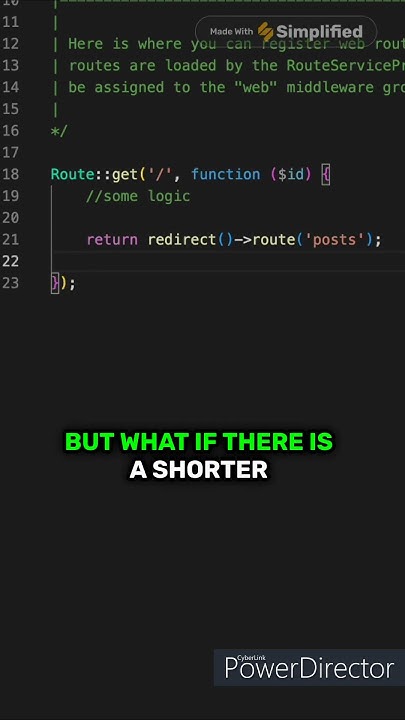Laravel tips: new way to use REDIRECT to a route method - YouTube