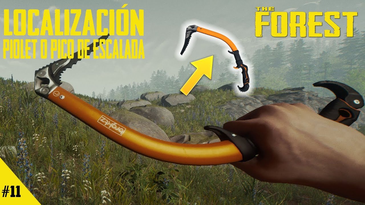 LOCALIZACIÓN PIOLET O PICO DE ESCALADA Y TIROLINA #11 | THE FOREST ...