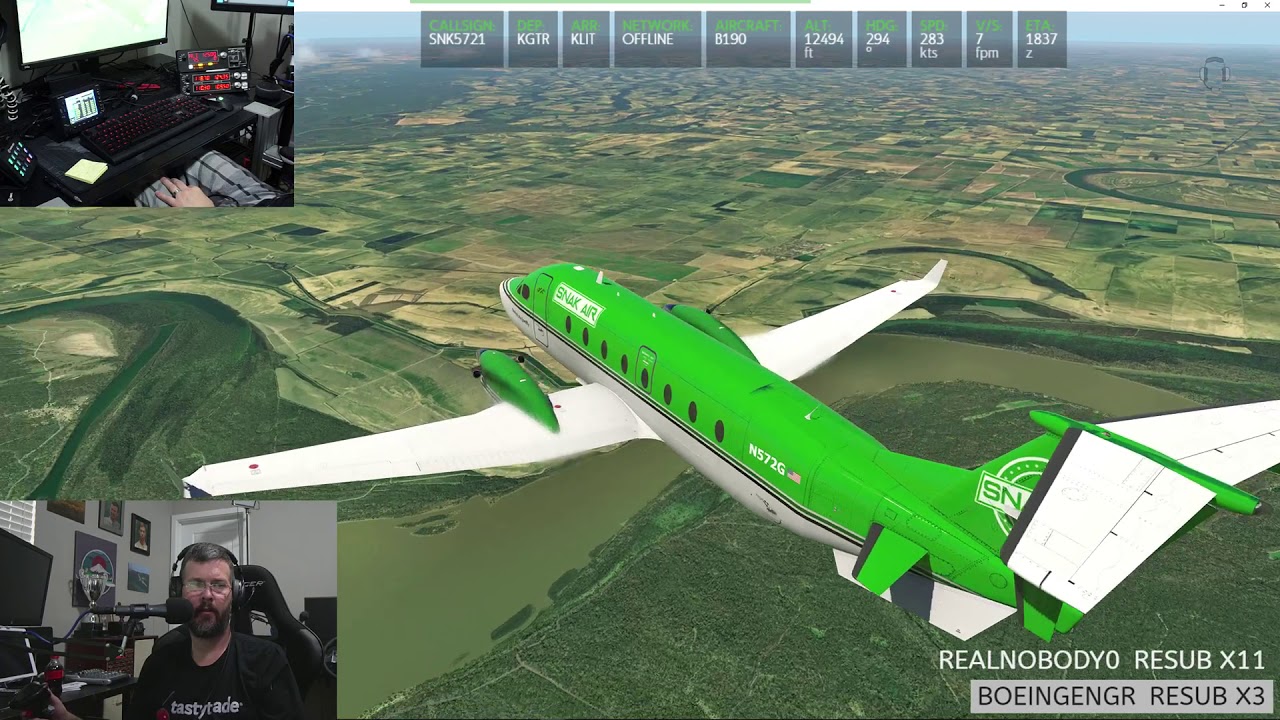 Part 2 of 2 Beechcraft B1900D FSEconomy for Snak Air - YouTube