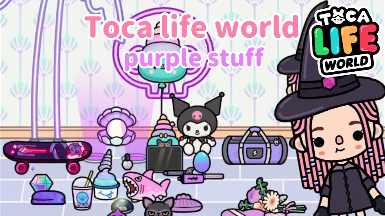 มาหาของสีม่วงกัน 🔮 find purple stuff | Toca life world 🌎 #tocaboca # ...