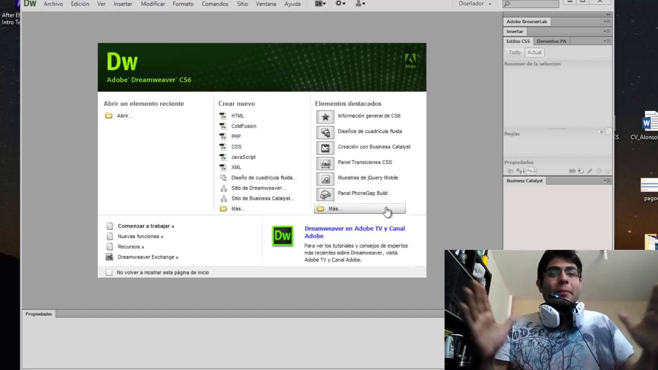 Problema de DreamWeaver en Windows 10 - Solucion - YouTube
