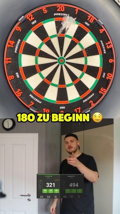180 zum Start 😤🎯 #shorts #darts #dart - YouTube