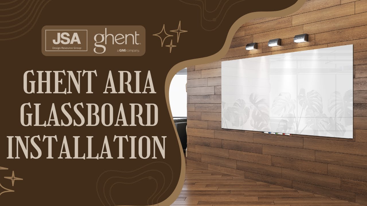 Ghent Aria Glassboard Installation Process - YouTube