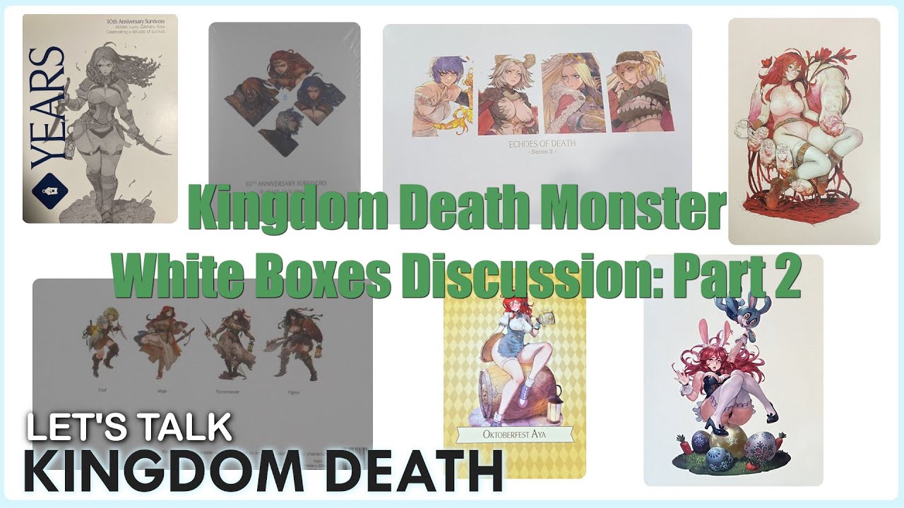 White Box Overview Part 2: Kingdom Death Monster White Boxes over $31 ...