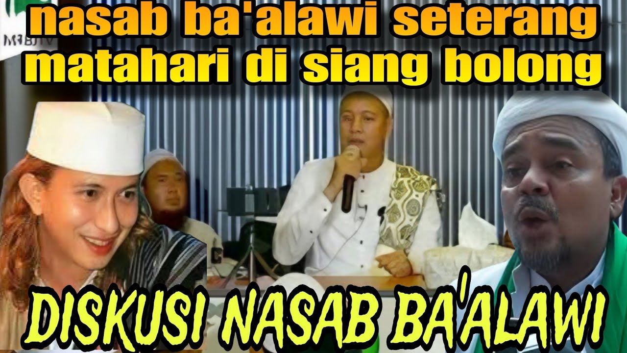 NASAB BA'ALAWI SETERANG MATAHARI DI SIANG BOLONG‼️ BA'ALAWI TERKENA ...