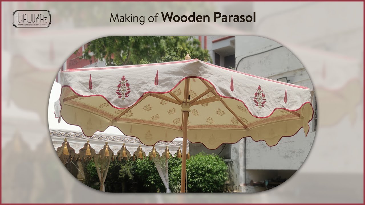 Garden Parasols Making | Indian Tent Manufacturer | Talukas - YouTube