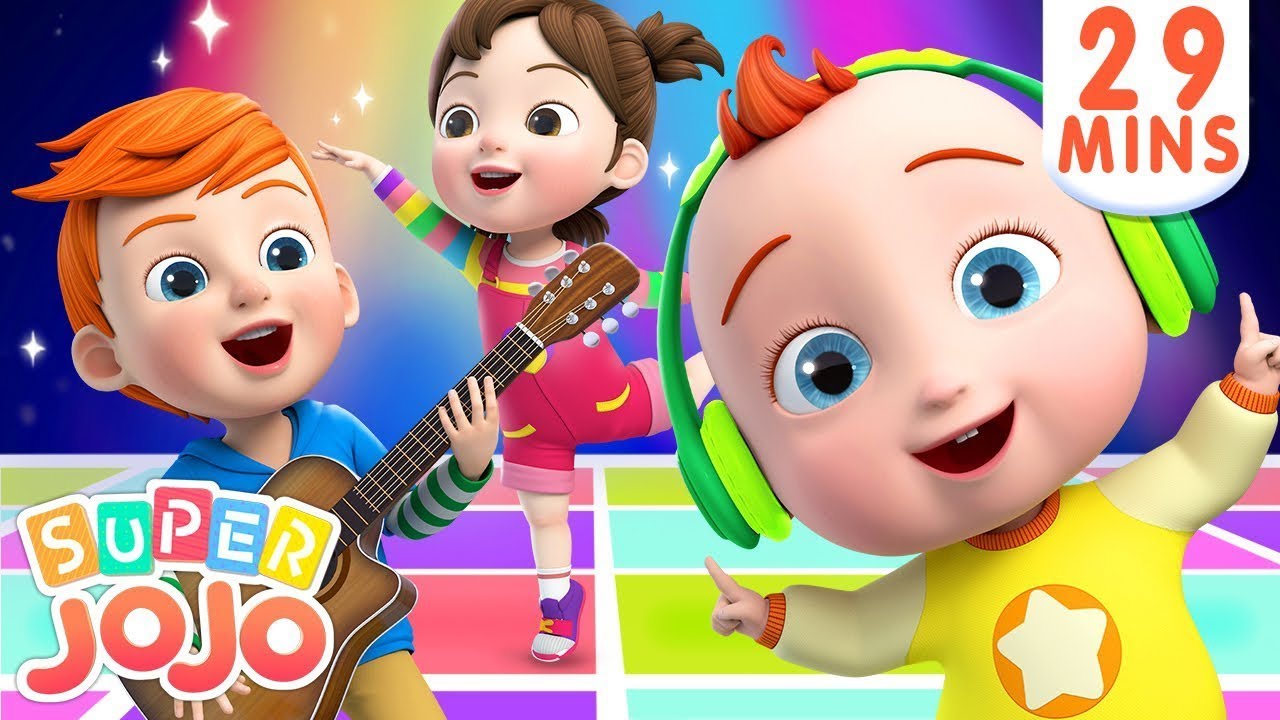 Dance Song for Kids | Super JoJo - Nursery Rhymes & Kids Songs - YouTube